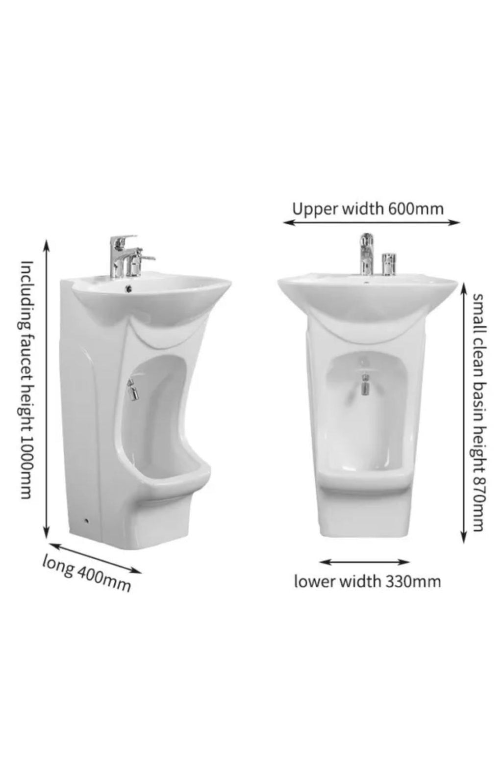 Wudu Wash Basin Ceramic Foot Basin Dual Level Bathroom Sink Elderly Mi ...