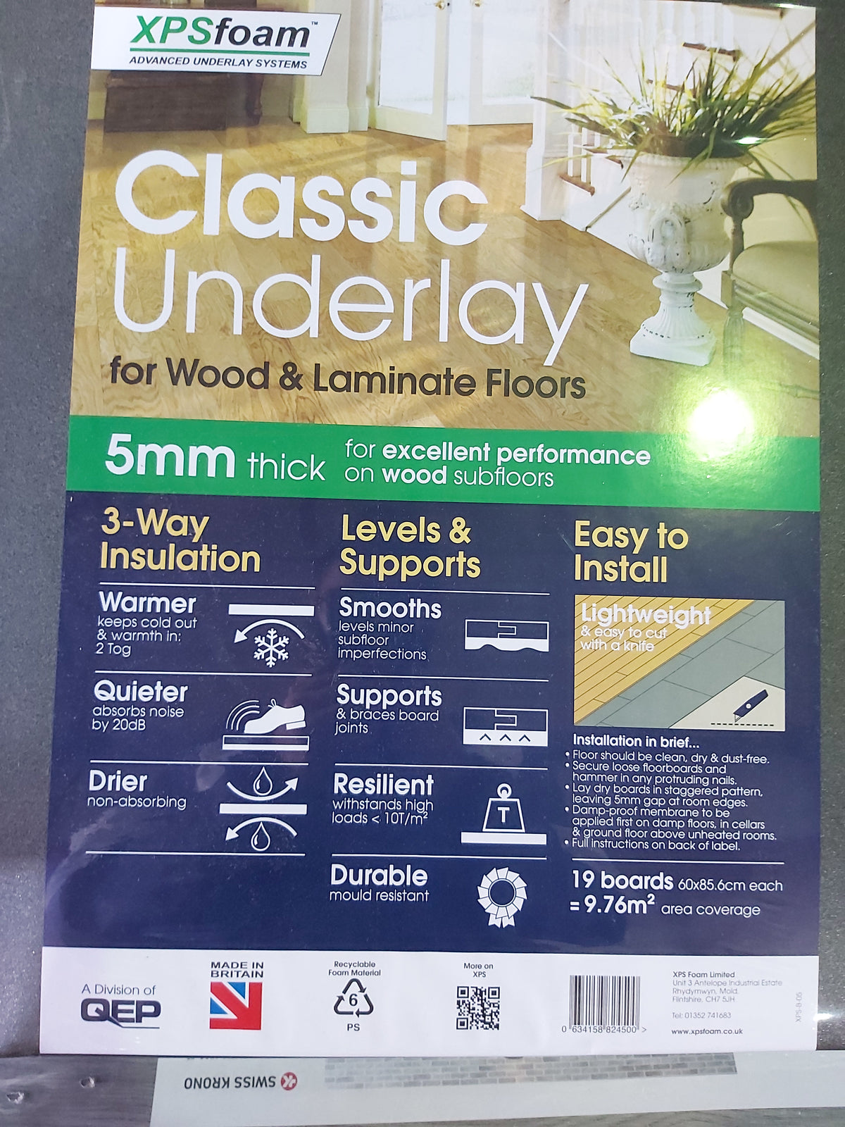 XPS Foam Classic Underlay — UK-Plastics